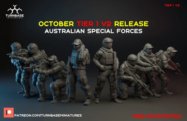 28MM AUSTRALIAN SASR (Special Air Service Regiment) Operators £20.00 ...