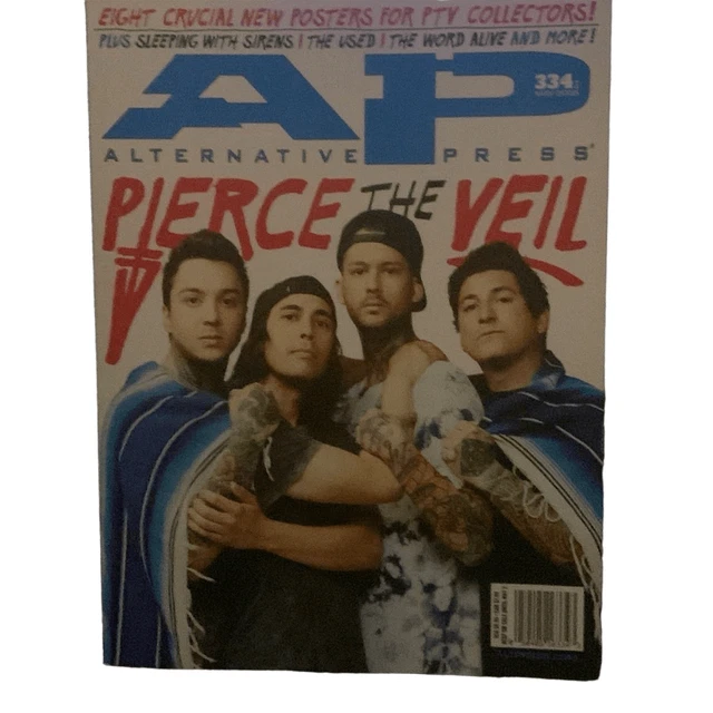 PRE OWNED ALTERNATIVE Press AP May 2016 Issue #334.1 Pierce the Veil ...