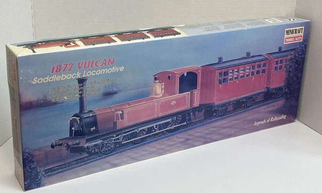 MINICRAFT 1872 VULCAN Saddleback Locomotive 1/45 Model Kit 11103 New ...