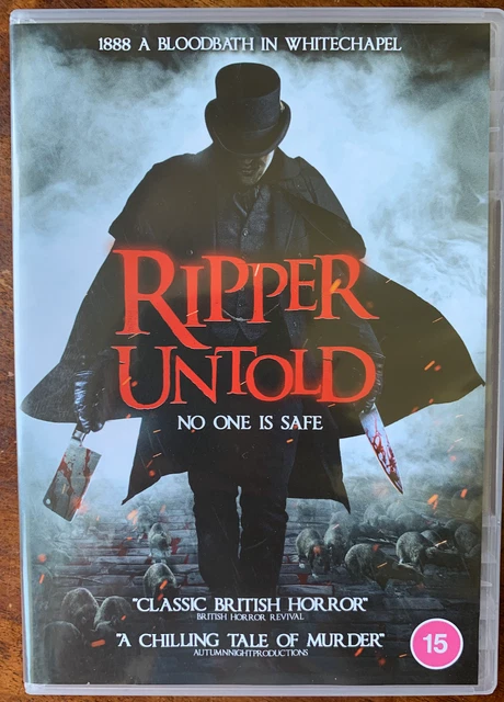 RIPPER UNTOLD DVD 2021 Jack the Ripper Horror Thriller Movie w ...