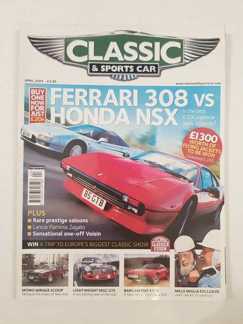 CLASSICS & SPORTSCAR Magazine April 2005 Vintage 2000s Car Magazine ...