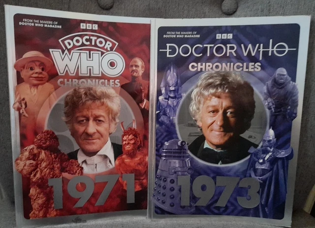 DOCTOR WHO CHRONICLES 1971 and 1973 Magazines OOP RARE £17.35 - PicClick UK
