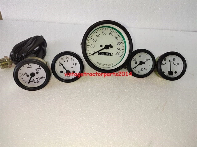 WILLYS MB JEEP Ford GPW CJ - Speedometer Temp Oil Fuel Amp Gauges Kit ...