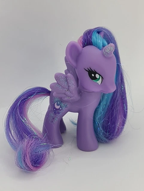 PRINCESS LUNA MY Little Pony G4 FIM Brushable Canterlot Tinsel Glitter ...