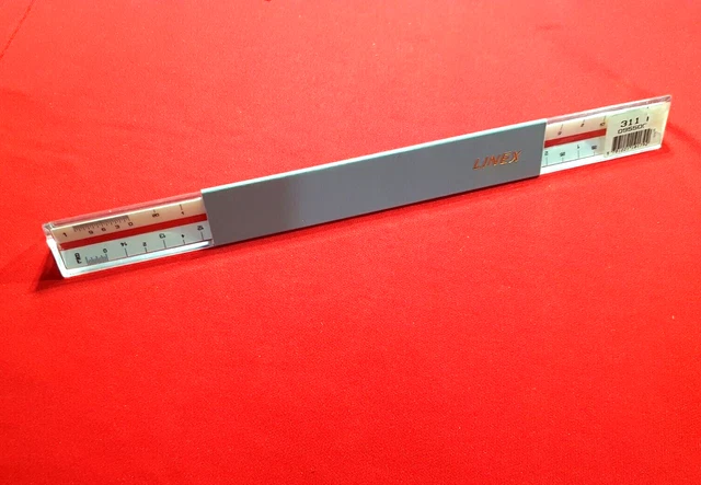 LINEX 30CM TRIANGULAR SCALE RULE 311 A WITH CASE DENMARK £25.00 ...