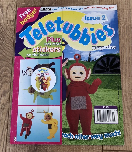BBC TELETUBBIES MAGAZINE Issue 2 - Badge included - 1997 £8.00 ...