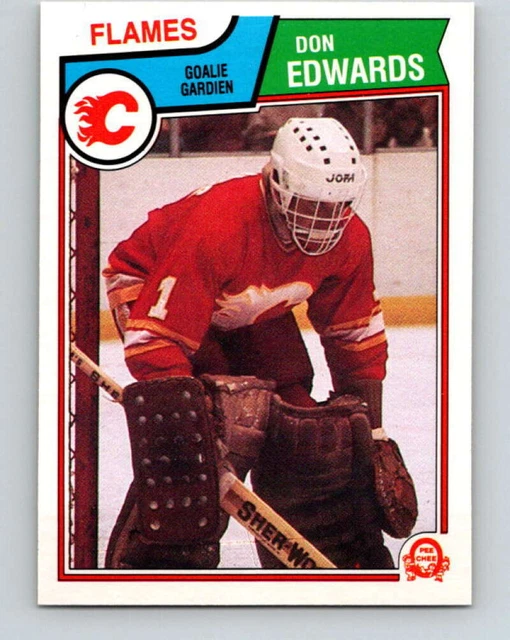 1983-84 O-PEE-CHEE #80 Don Edwards Calgary Flames V26968 EUR 0,82 ...