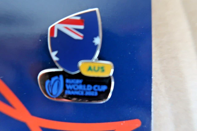 RUGBY WORLD CUP France 2023 Australia Flag Pin Badge £11.11 - PicClick UK