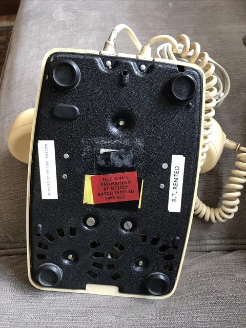 BT ROTARY DIAL Corded Telephone Vintage Cream, Model 8746 £21.50 ...