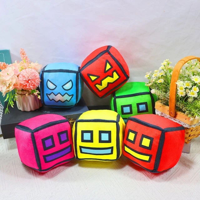 GEOMETRY DASH PLUSH Geometry Sprint Game Plush Toy Doll Pillow for Kid ...
