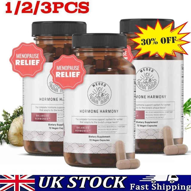 1-3X HAPPY MAMMOTH Hormone Harmony Natural Hormonal Support for Women ...
