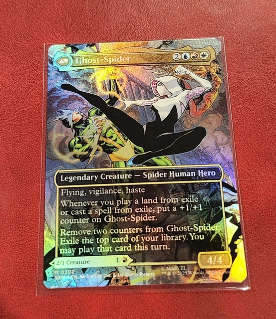 GWEN STACY/GHOST-SPIDER M 0202 Foil MTG Marvel Spider-man Pack Fresh ...