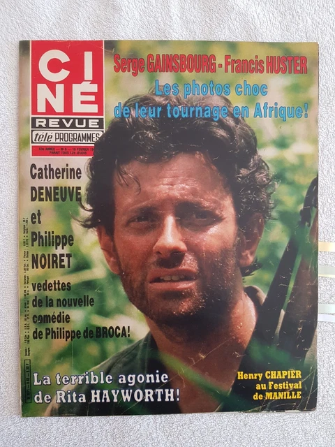 CINE REVUE N°6 1983 Huster Gainsbourg Perrin D.raffin Rita Hayworth Anja Lopez EUR 4,00 ...