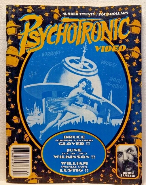 PSYCHOTRONIC VIDEO MAGAZINE #20 Cult Midnight Mondo Grindhouse Sleaze ...