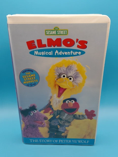 SESAME STREET ELMO'S Musical Adventure Peter and the Wolf VHS 2001 ...