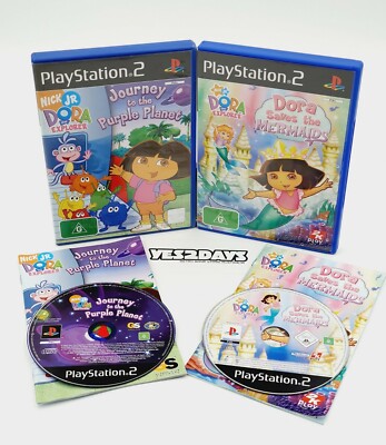 NICK JR - Dora The EXPLORER Double Pack PlayStation 2 Game ps2 ...