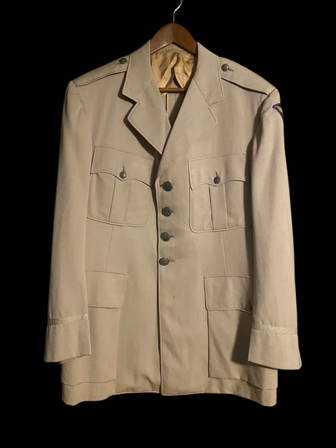 NAMED USAF OFFICERS Silver Tans Khaki Uniform 12th AF Patched £57.00 ...