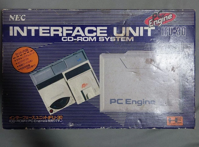 NEC PC ENGINE PI-TG001 Console + Interface Unit IFU-30 CD-ROM System ...