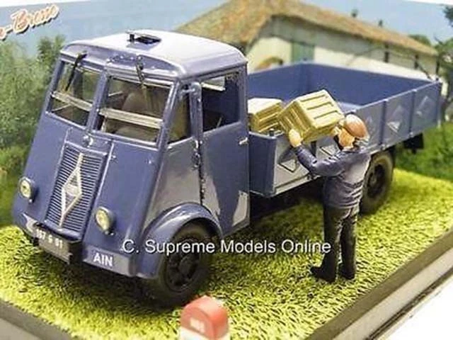 RENAULT ATFN LORRY & Diorama Scene Classic French Truck Blue Pack L675 ...