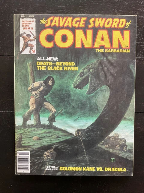 SAUVAGE ÉPÉE DE CONAN #26. Marvel Bronze Age Comics. SOLOMON KANE ...