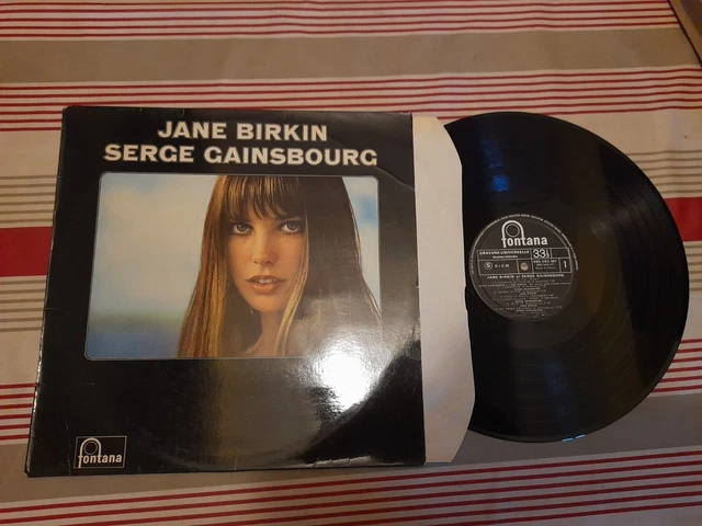 SERGE GAINSBOURG - Jane BIRKIN (1969) LP original france BIEM 885.563 ...