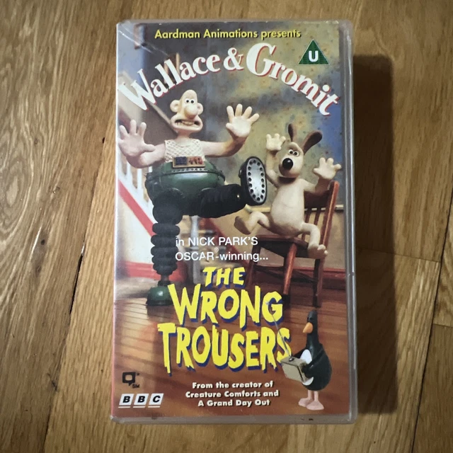 WALLACE AND GROMIT - The Wrong Trousers (VHS/H, 1994) £1.50 - PicClick UK