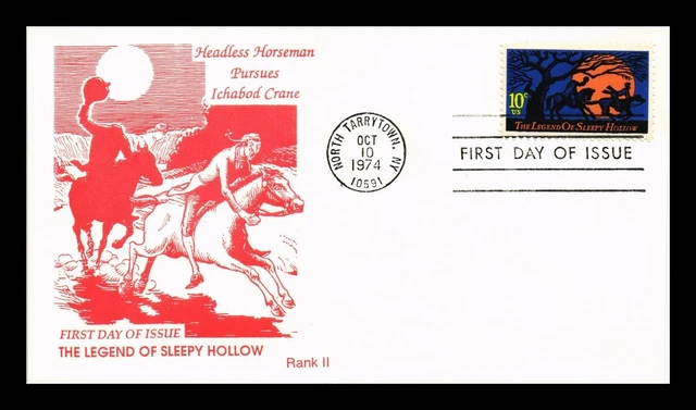 DR JIM STAMPS 10c Legend of Sleepy Hollow First Day Issue Rank II ...