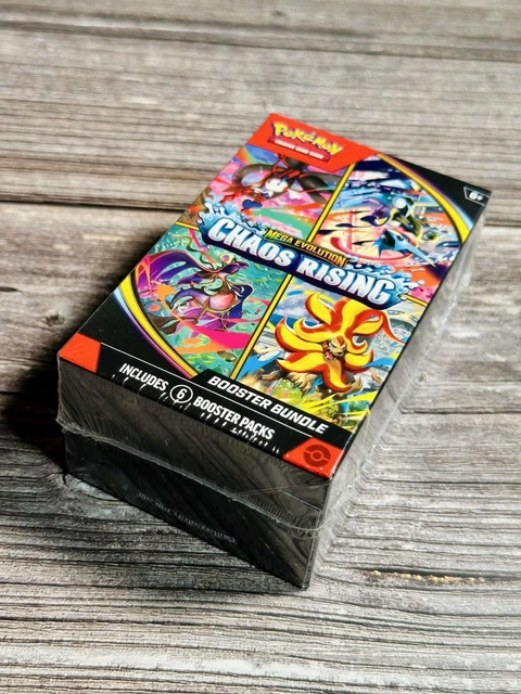 POKÉMON TCG: MEGA Evolution Chaos Rising Booster Bundle Factory-Sealed ...