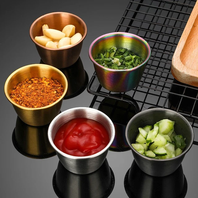 SAUCE CUP HOT Pot Sauce Bowl Dish Plates Sauce Container Tomato Salad ...