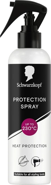SCHWARZKOPF HEAT PROTECTION Spray 250ml, Suitable for all Hair Styling ...