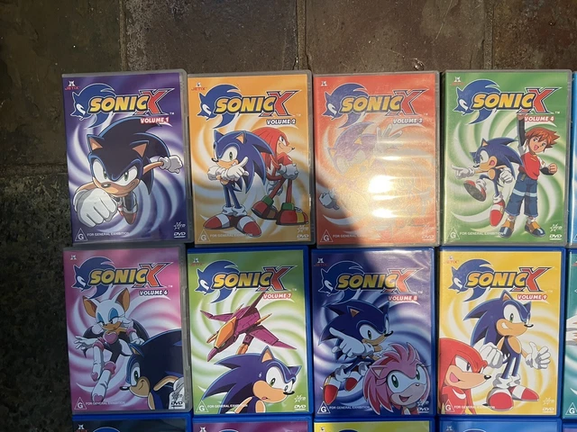 SONIC X VOLUME 1-17 Sonic The Hedgehog DVDs PAL Region $299.00 ...