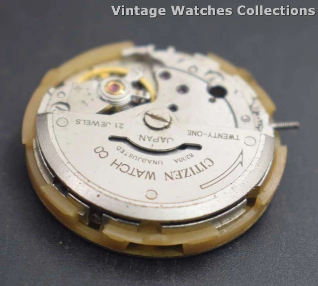 CITIZEN 8200 AUTOMATIC Non Working Watch Movement For Parts/Repair Work ...