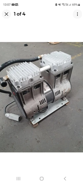 THOMAS GARDNER DENVER 2750TGHI52/48-221m Compressor Vacuum Pump 220 ...