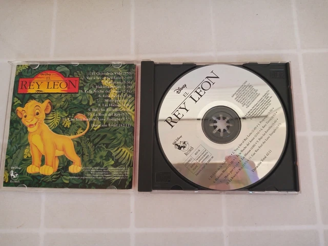 EL REY LEON - Spanish CD 1994 SPAIN EDITION Disney Soundtrack £20.27 ...