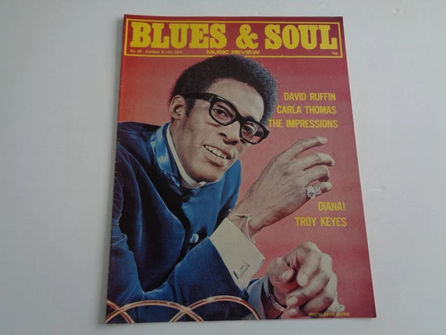 BLUES & SOUL MAGAZINE - No.69 - OCTOBER 8th-21st, 1971 - DAVID RUFFIN ...