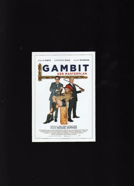 FILMKARTE ZEITSCHRIFT CINEMA - Gambit - Der Masterplan EUR 1,00 - PicClick DE