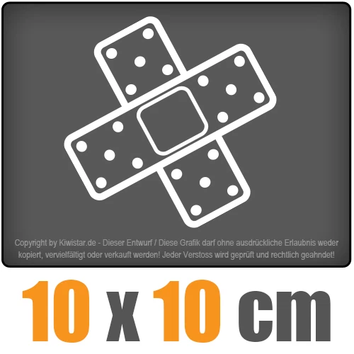 JDM PFLASTER 10 X 10 CM Jdm Sticker Voiture Blanc Autocollant pour ...