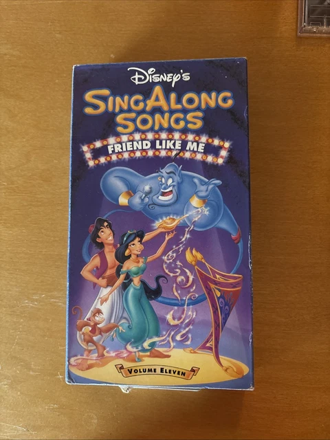 DISNEYS SING ALONG Songs - Aladdin: Friends Like Me (VHS, 1993) EUR 20 ...