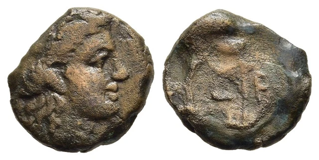 FITZ ARGOLIS HERMIONE Chalkous Demeter Torch Wreath Greek Bronze Rrr ...