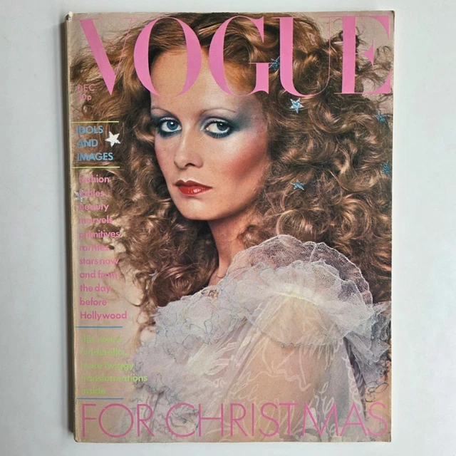 VOGUE MAGAZINE CHRISTMAS December 1974 Twiggy as Cinderella Cover ...