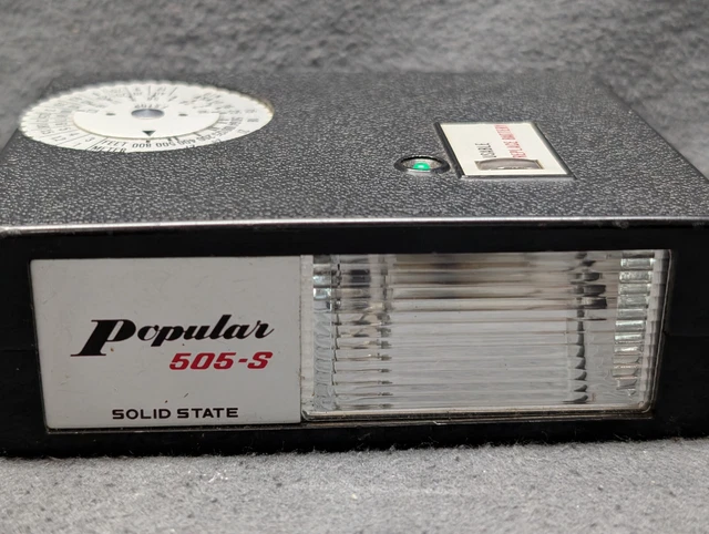 POPULAR 505-S SOLID State Photography Camera Flash $6.99 - PicClick