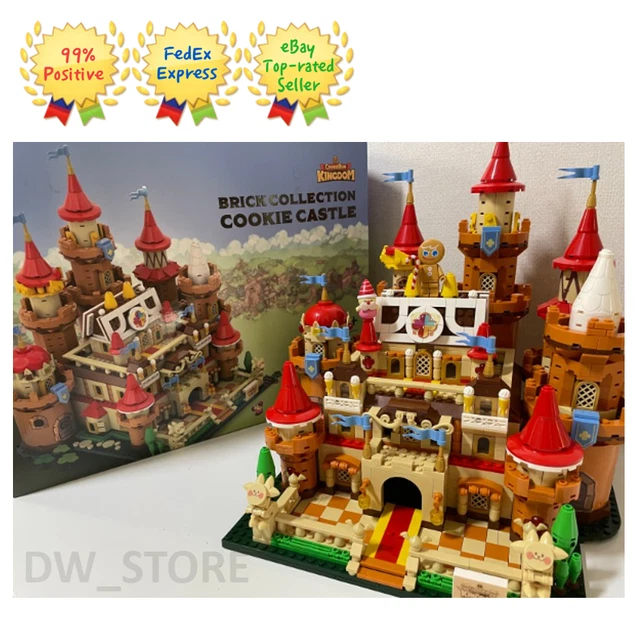COOKIE RUN KINGDOM COOKIE CASTLE Official Brick Collection 1454 pieces ...