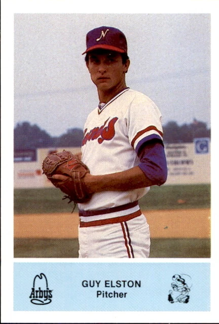 1982 NASHVILLE SOUNDS Team Issue #11 carte Guy Elston Hudson Addison ...