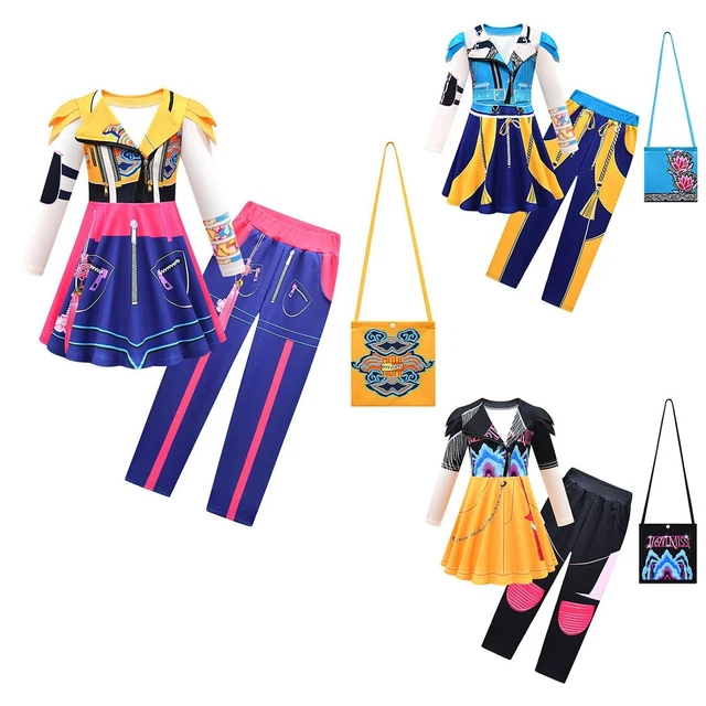 KIDS GIRLS K-POP Demon Hunters Rumi Mira Zoey Cosplay Costume Fancy Dress OutfiT £15.99 ...