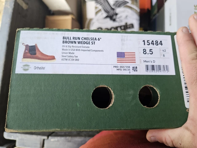 DANNER 15484- MEN'S Chelsea Boot, SIZE 8.5 D Brown composite toe. £80. ...