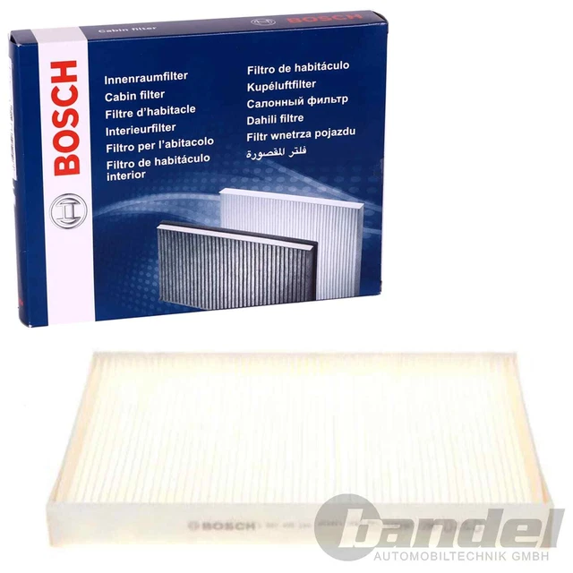 BOSCH FILTRE D'HABITACLE Particules Convient pour Audi A4 A5 A6 A7 A8 E ...