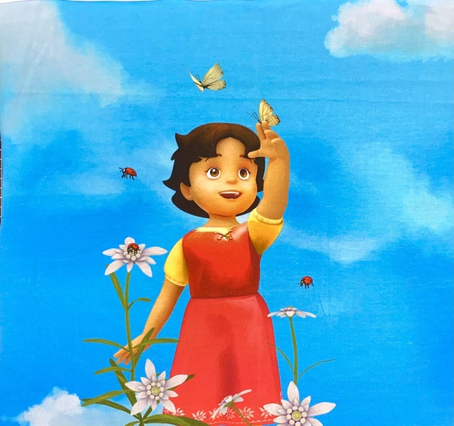 STOFF PANEL PANELE Heidi Jersey Nähen Kinder Baumwolljersey ...