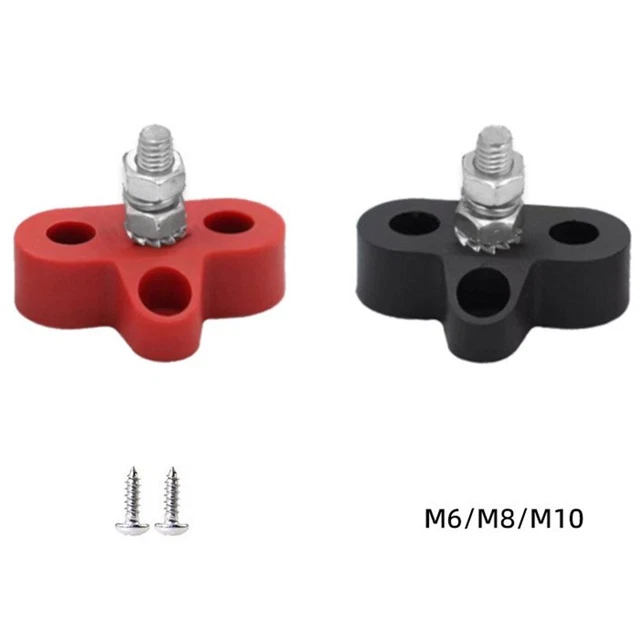 HIGH VOLTAGE M8 Junction Box Stud for Dual Distribution in RV Electrics ...