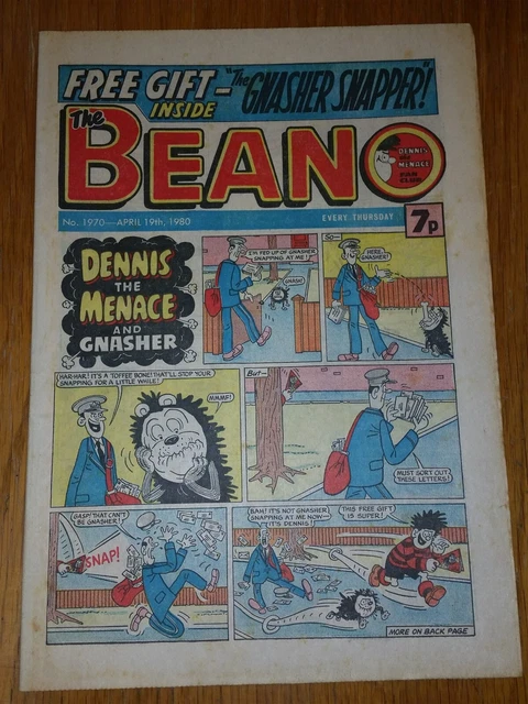 BEANO #1970 APRIL 19Th 1980 Dennis The Menace British Weekly Uk Comic ...