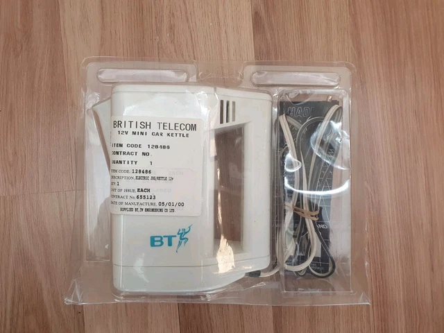 BRITISH TELECOM KETTLE 12V retro vintage 2000s logo BT £19.96 - PicClick UK